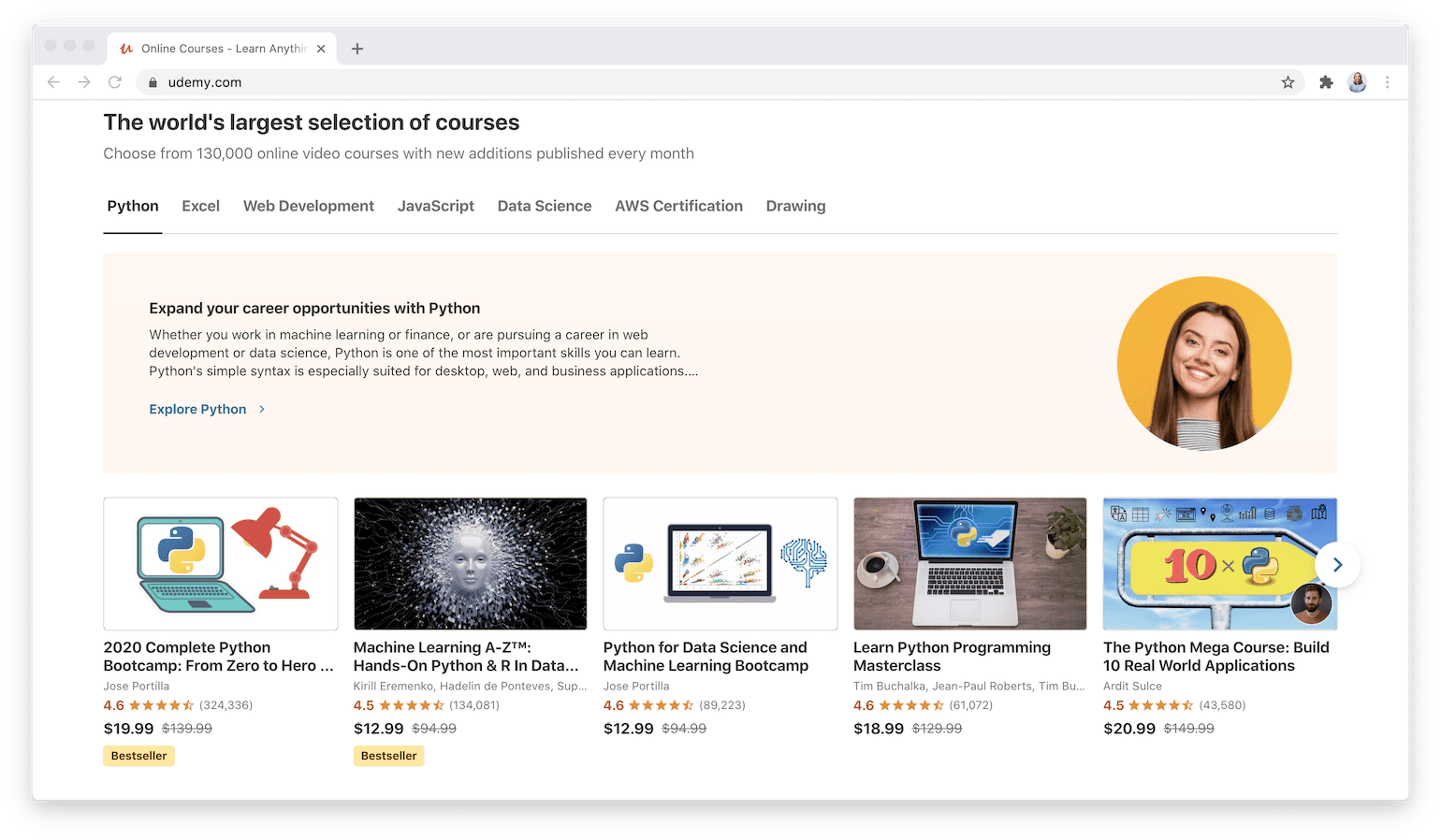 2021 Udemy Review: Pricing, Quality, Ease of Use, and More - Learn to ...